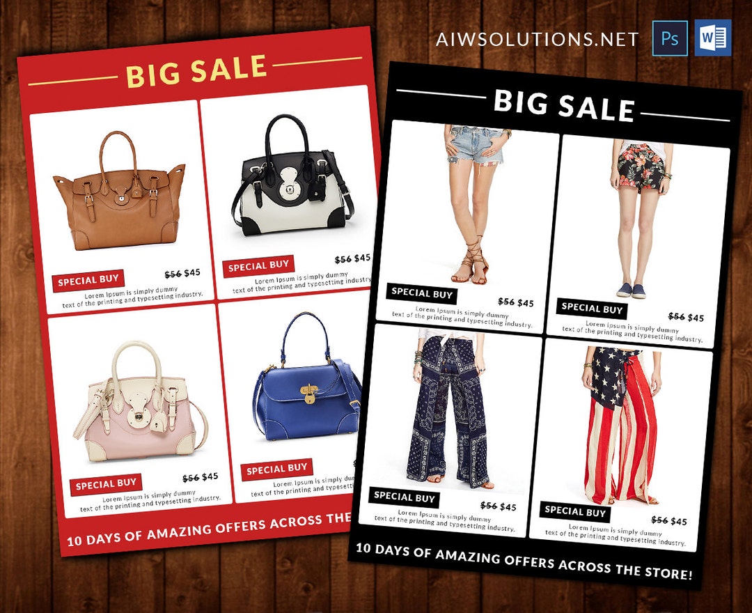 Editable Catalog,product Sale off Catalog, Sale off Flyer, Product ...