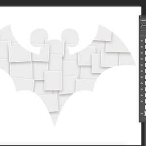 Halloween Mickey Mouse Bat Head Photo Collage Template, Halloween ...