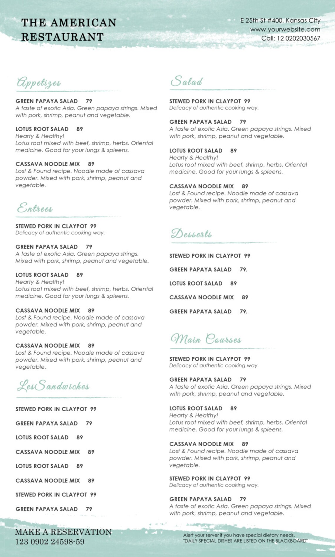 Canva Drink Menu Templates, Restaurant Menu Template, Gold Menu ...