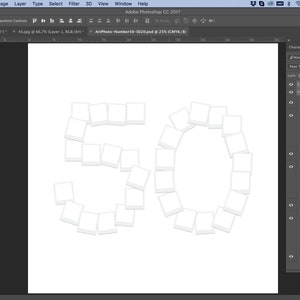 Number Fifty Birthday Gift, Photography Storyboard Number 50, Number 50 ...