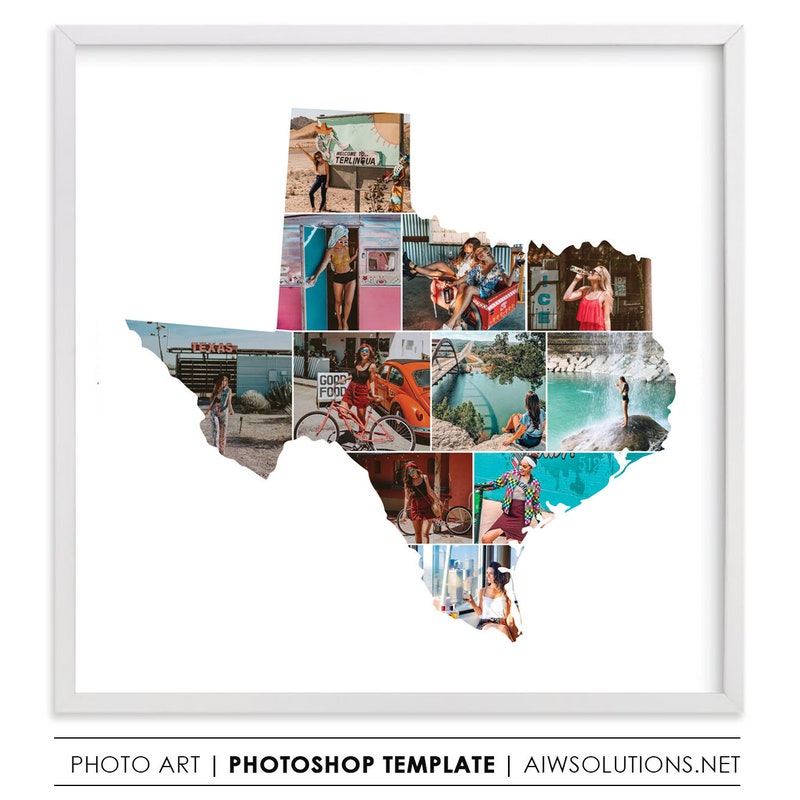 State Photo Collage - Etsy