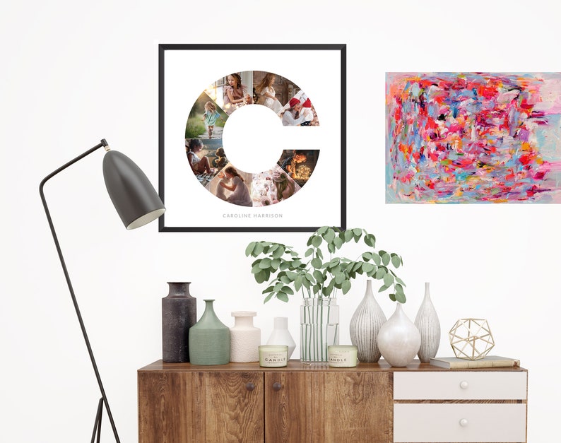 Letter C Photo Collage Alphabet Photo Collage C Within - Etsy