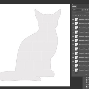 Cat Shape Photo Collage, Pet Photo Collage, Kitty Photo Collage, Pet ...