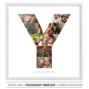 Letter E Photo Collage , Alphabet Photo Collage , E Within Letters of ...
