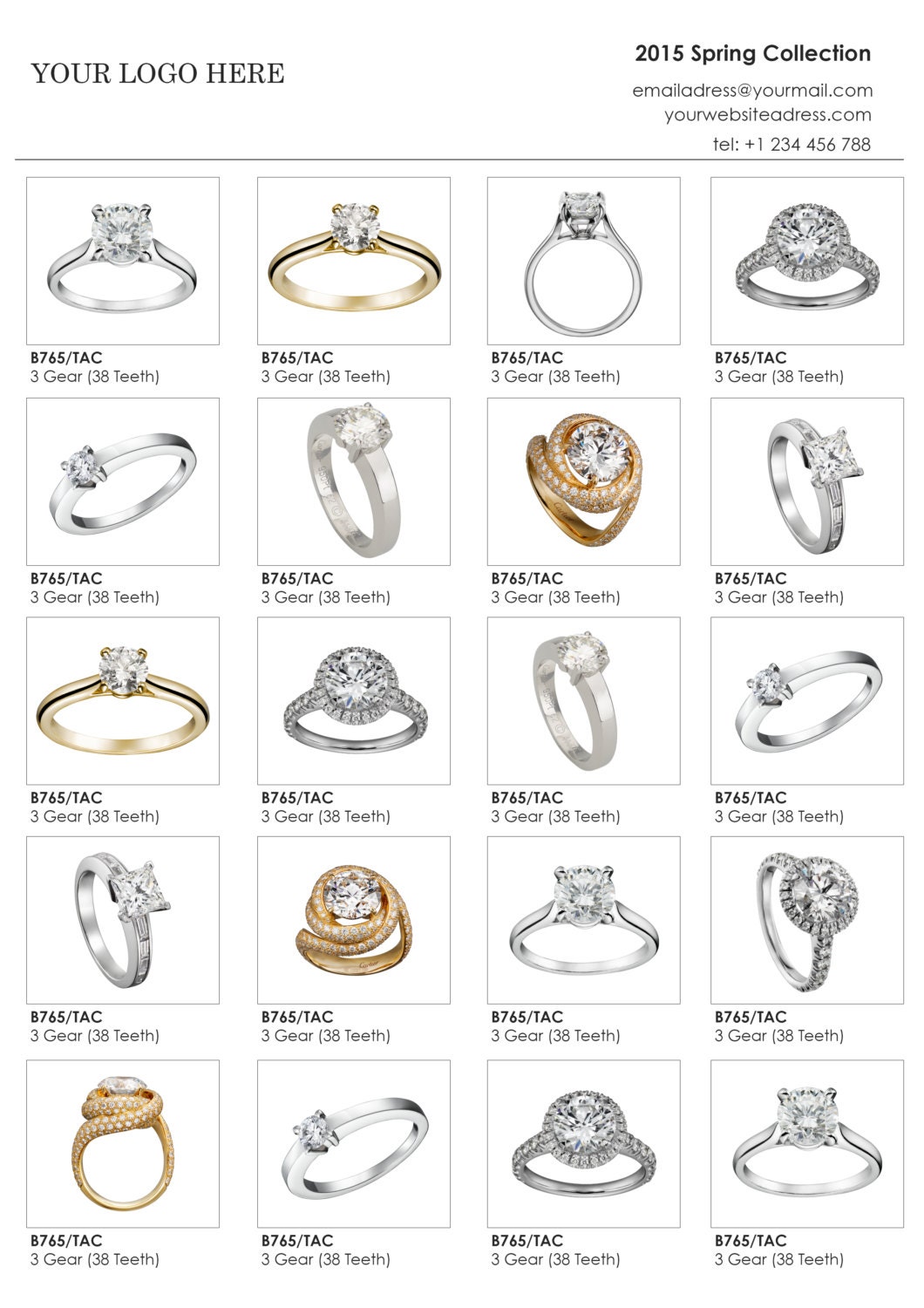 Canva Vertical Line Sheet Wholesale Catalog Template Mini - Etsy