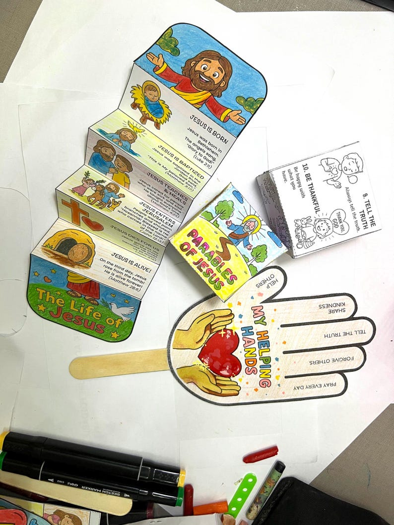 God Knows Me Foldable Craft Printable, Psalm 139 Bible Craft, Bible ...