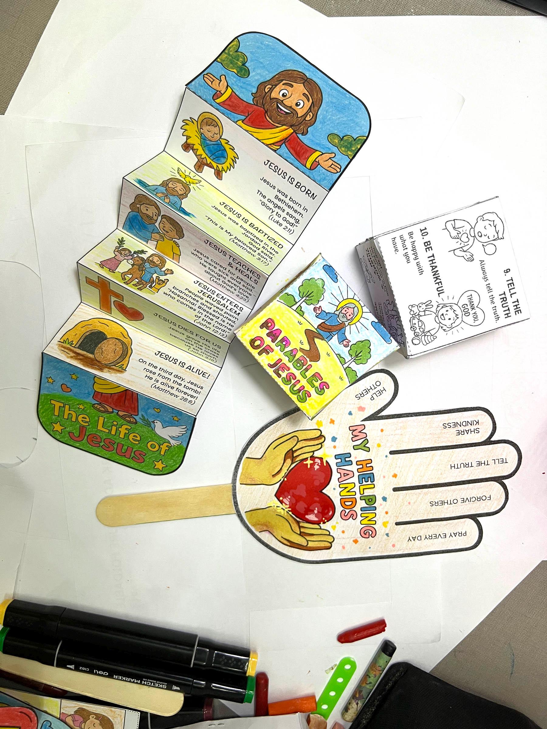 God Knows Me Foldable Craft Printable, Psalm 139 Bible Craft, Bible ...