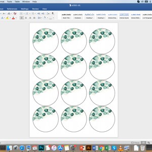 Blank Gift Tag, Blank Circle Label With Leaf, Blank Circle Ticket ...