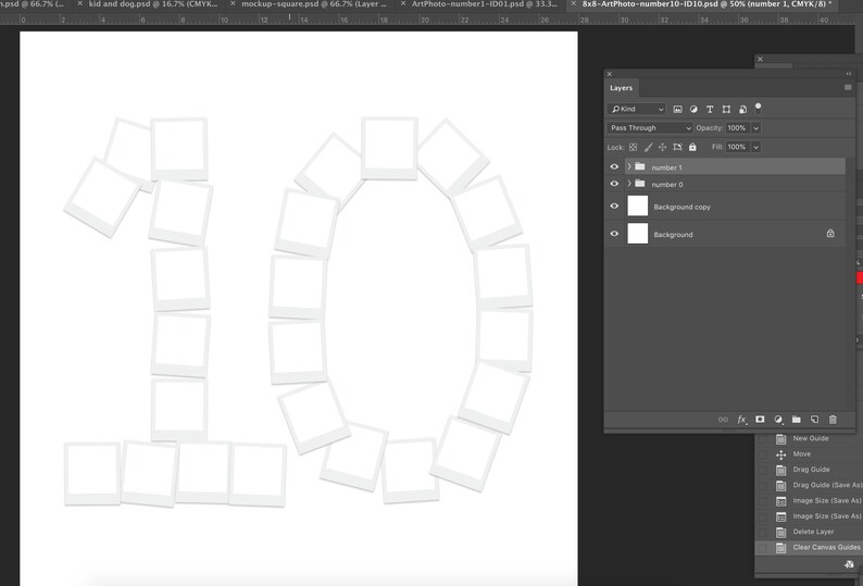 Number 10 Photo Collage Template 10 Anniversary Photo Collage - Etsy