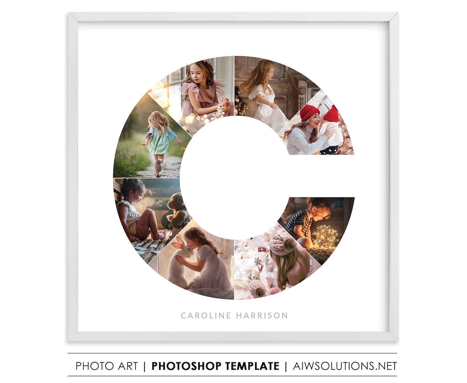 Letter C Photo Collage Alphabet Photo Collage C Within - Etsy