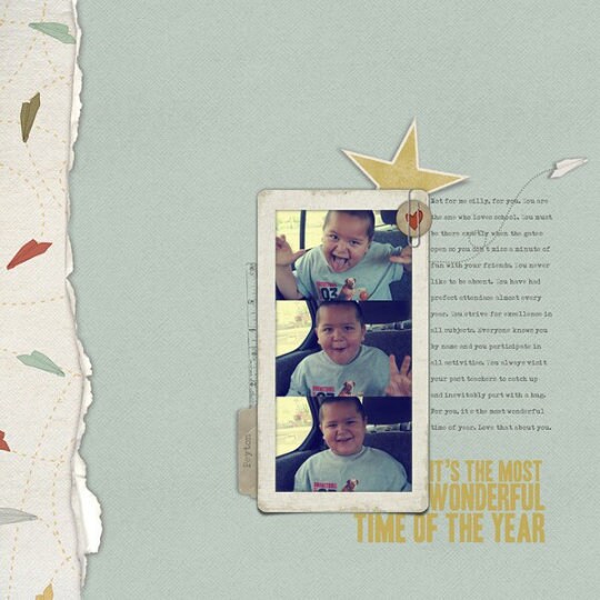 Back to School Digital Scrapbook Kit School Pictures Scrapbooking Kit ...