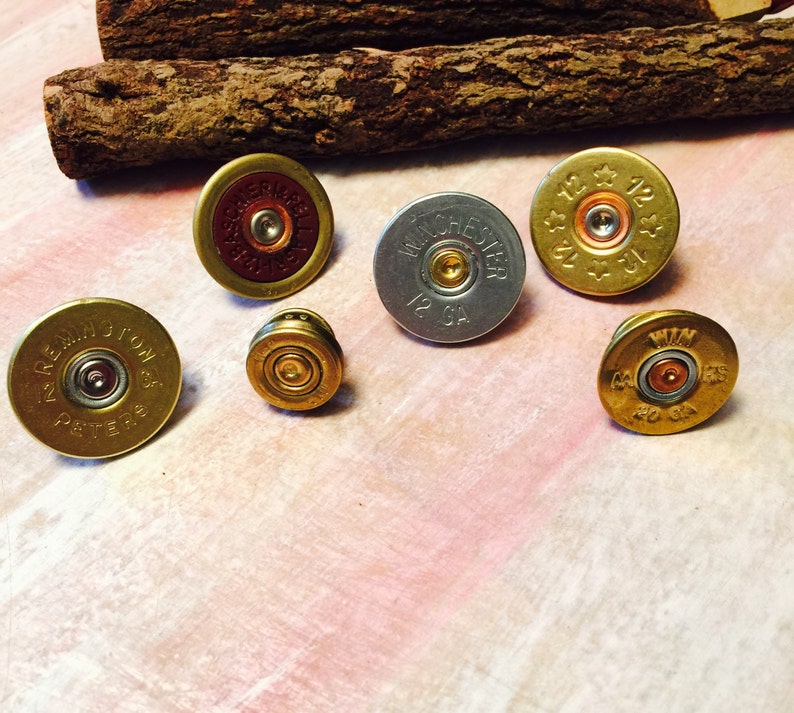 Shotgun Shell Hat Pins or Tie Tacks Fathers Day Gifts, Veterans Gifts ...