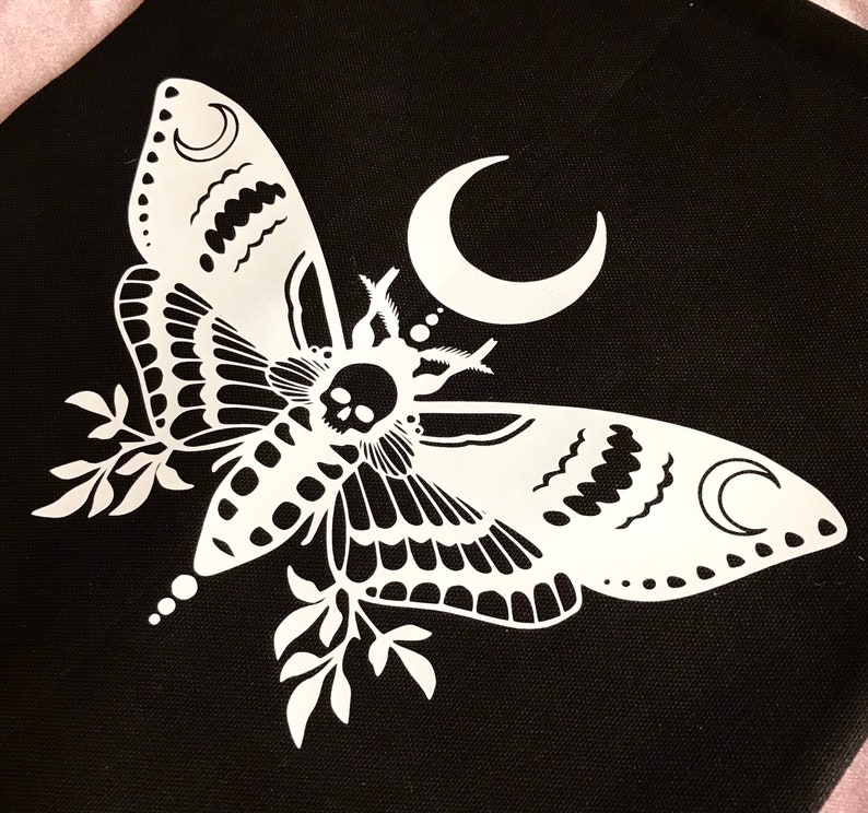 Death Moth Wall Banner - Etsy