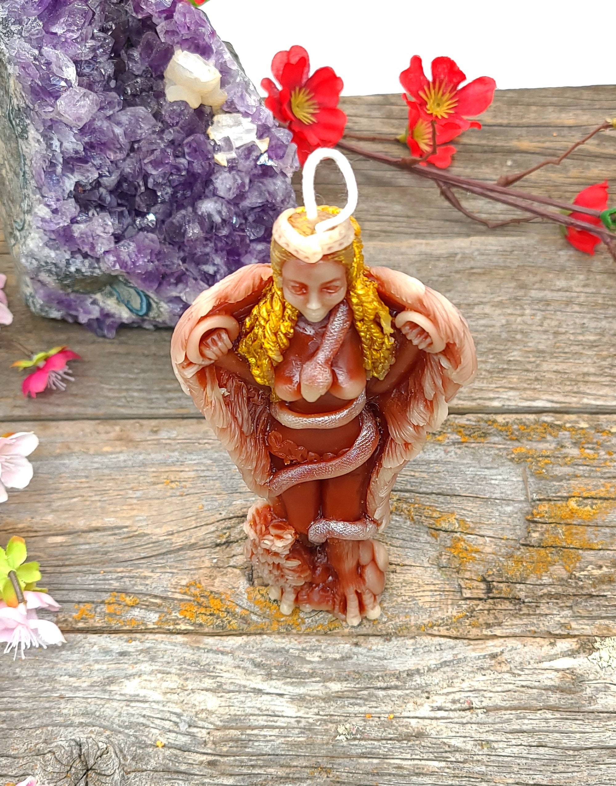 Goddess Lilith Candle Primordial Dark Feminine Candle - Etsy