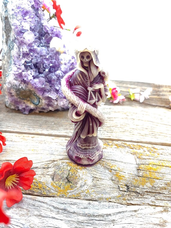 Santa Muerte Justice Candle Altar Ritual Candle Spell | Etsy