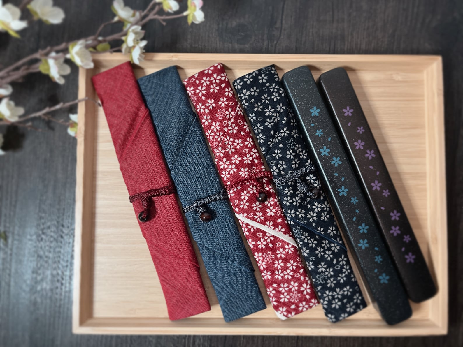 Portable Chopstick Case / Chopstick Pouch 24cm – Carrying Case for ...
