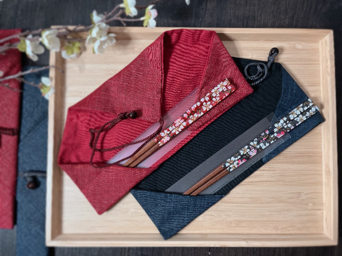 Portable Chopstick Case / Chopstick Pouch 24cm – Carrying Case for ...