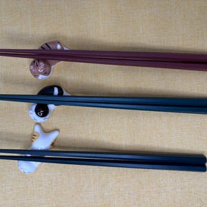 Sleeping Cats Chopstick Rests: Brush Holder, Pen Rest, Ceramic Cutlery ...