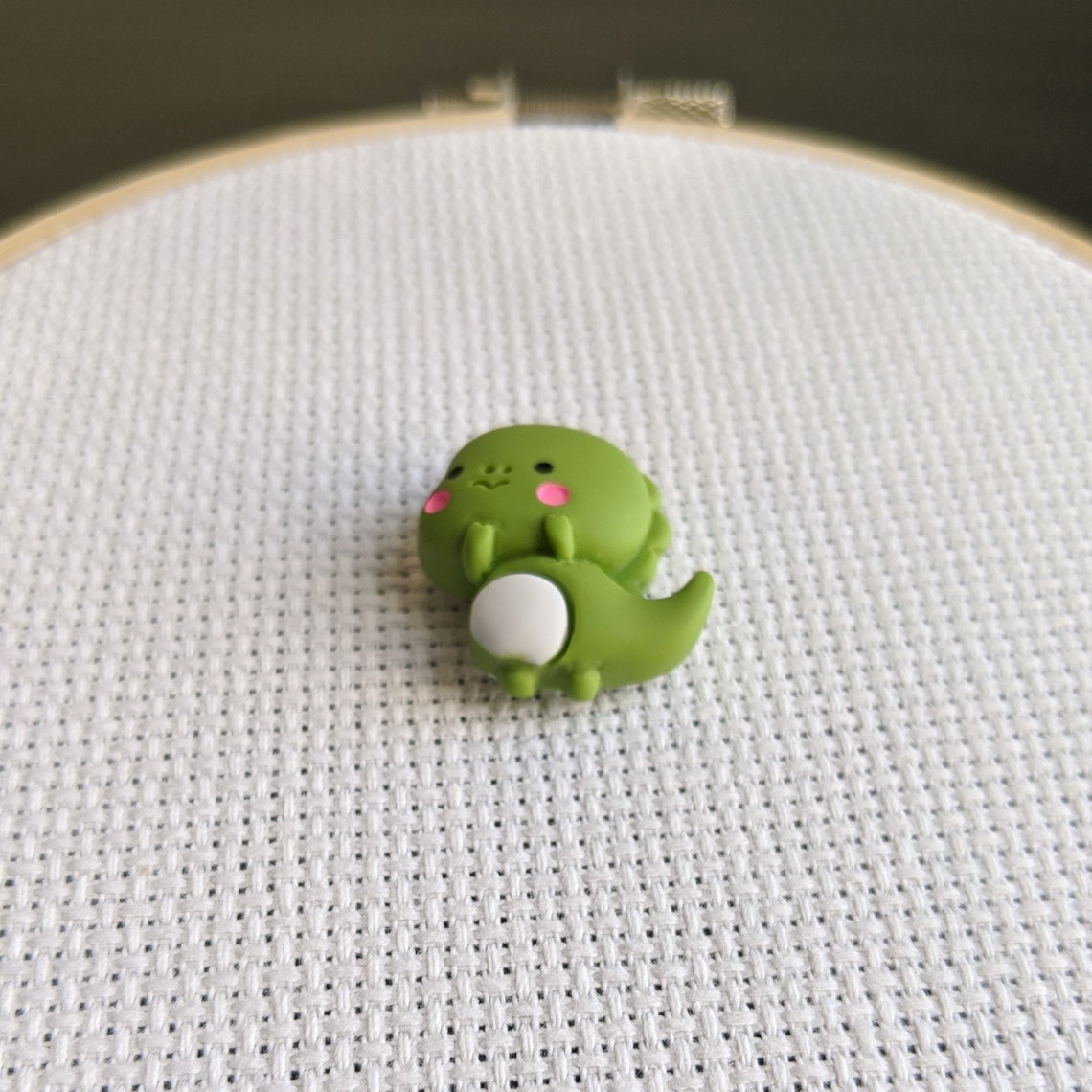 Cute Dinosaur Needle Minder Adorable Blushing T-rex Needle - Etsy
