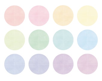 Pastel Rainbow Circle Clipart Borders, Watercolor Rainbow Wreath ...