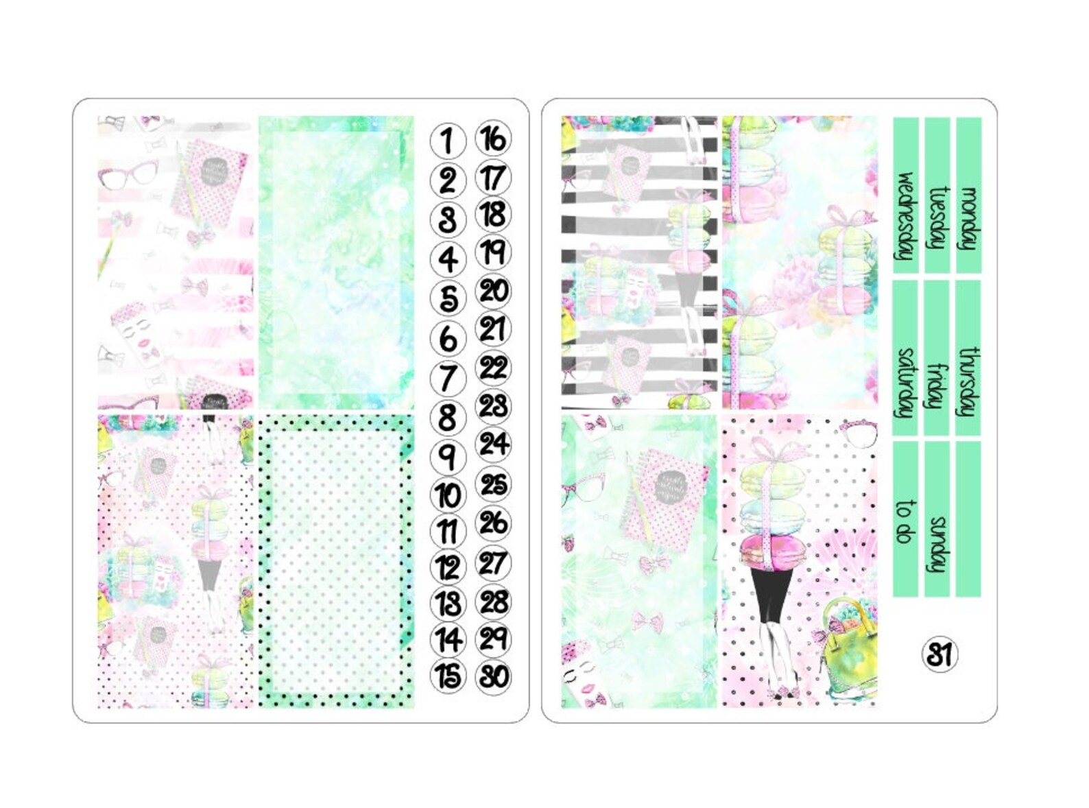 TN Regular Boxes Sticker Kits 2 - Etsy