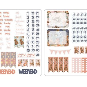 A5 Deco Date Stickers for the Classic Inserts 4 - Etsy