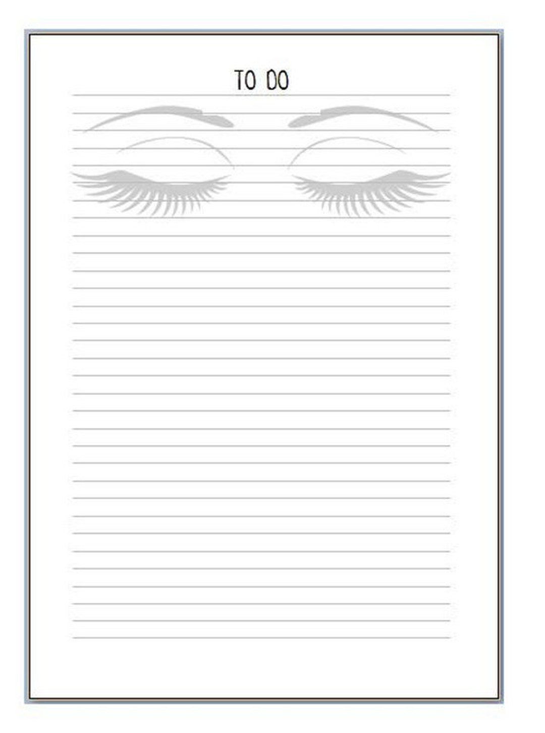 To Do "sssst" Notepad or Inserts - Etsy