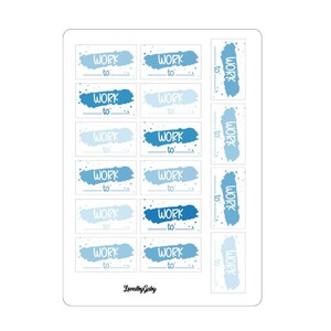 Working Time Labels - Etsy