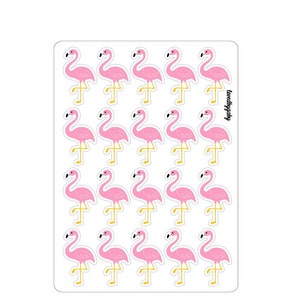Flamingo Stickers - Etsy