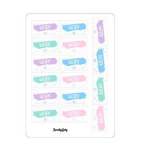 Working Time Labels - Etsy