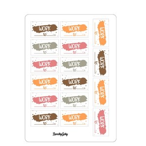 Working Time Labels - Etsy