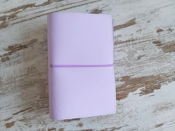 Personal planners elastic lilac and yellow | Etsy