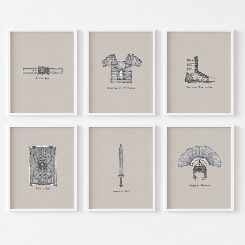 Poster of Full Armor of God - Etsy