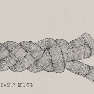 A Cord of 3 Strands, DIGITAL PRINT!, Ecclesiastes 4:12, Bible WALL Art ...