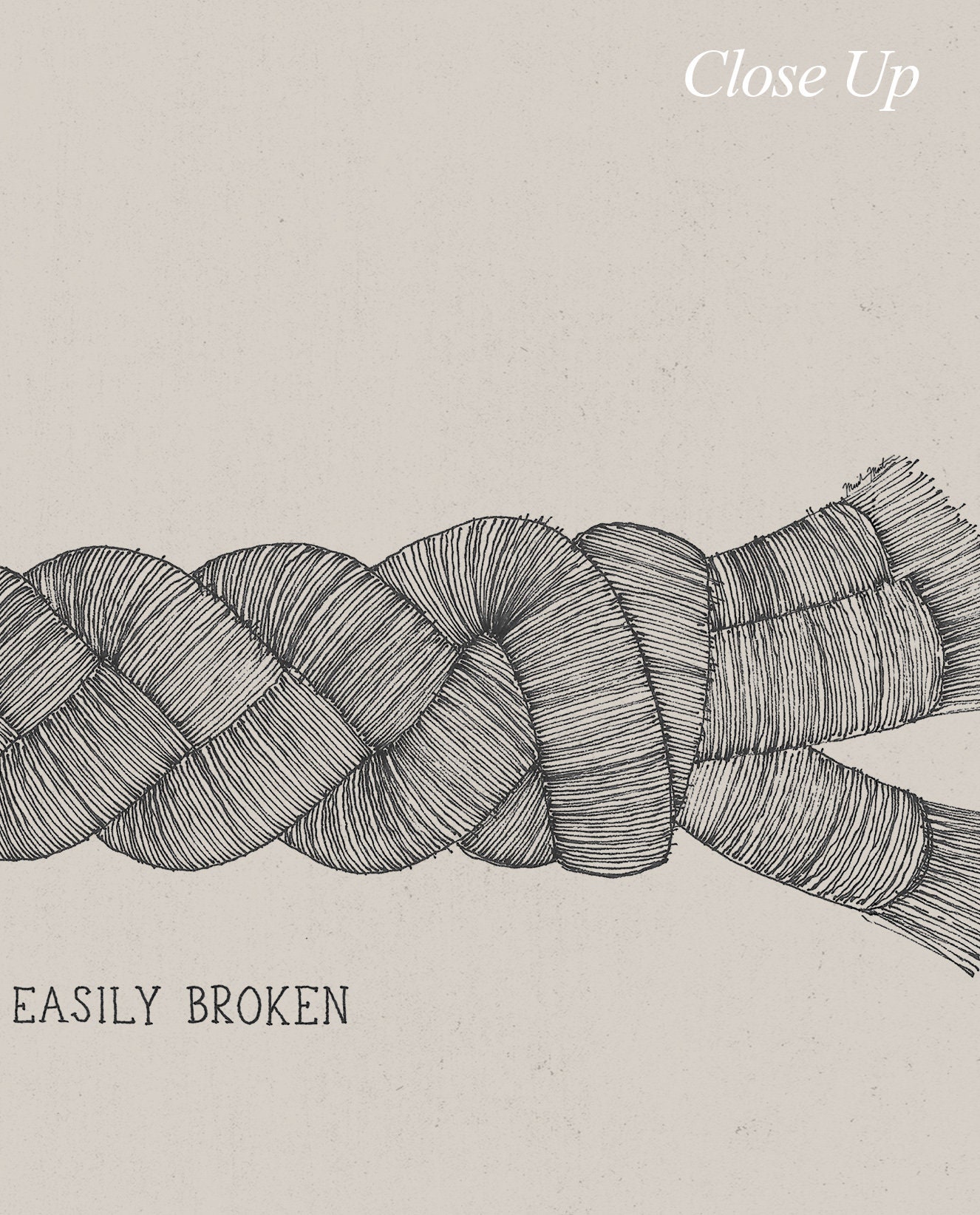 A Cord of 3 Strands, DIGITAL PRINT!, Ecclesiastes 4:12, Bible WALL Art ...