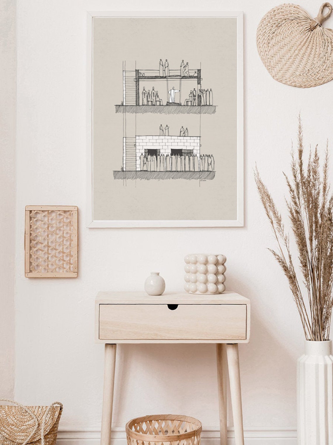 Paralytic Miracle DIGITAL PRINT Jesus Wall Art Healing - Etsy