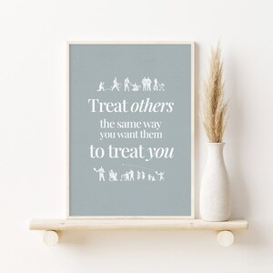 Golden Rule, DIGITAL PRINT, Treat Others, Do Unto Others, WALL Art ...