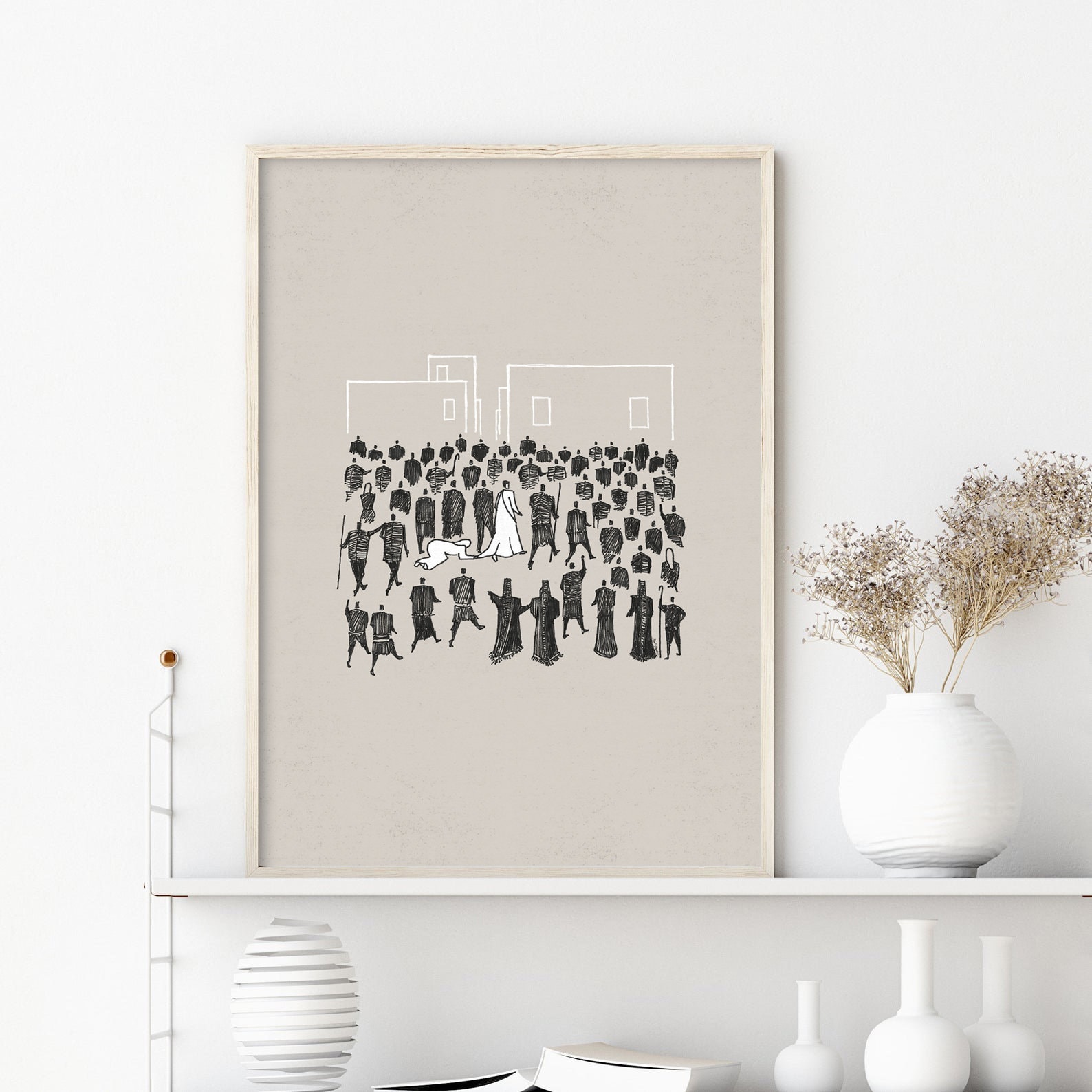 Woman Healed, DIGITAL PRINT, Fringe of Jesus Garment, Hem of Robe ...