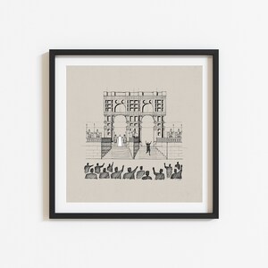 Jesus Before Pilate, DIGITAL PRINT!, Jesus Art Barabbas, Crucifixion ...