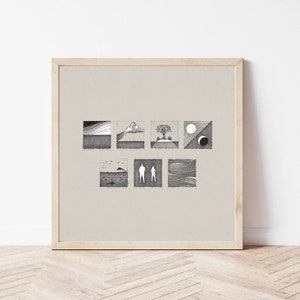 Days of Creation, DIGITAL PRINT!, Genesis Art, Bible Poster, Christian ...