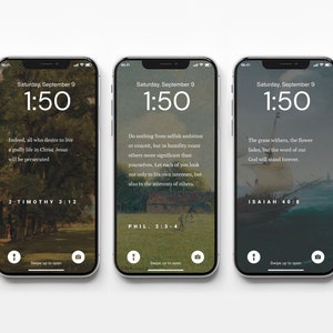 Bible Verse Wallpaper Background, 20 Pack, Christian Lockscreen Phone ...