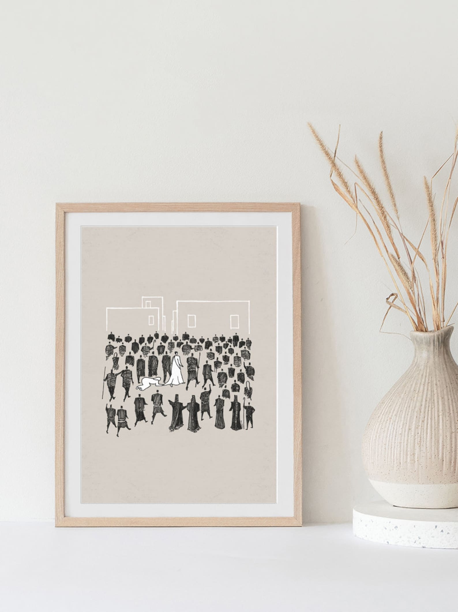 Woman Healed, DIGITAL PRINT, Fringe of Jesus Garment, Hem of Robe ...