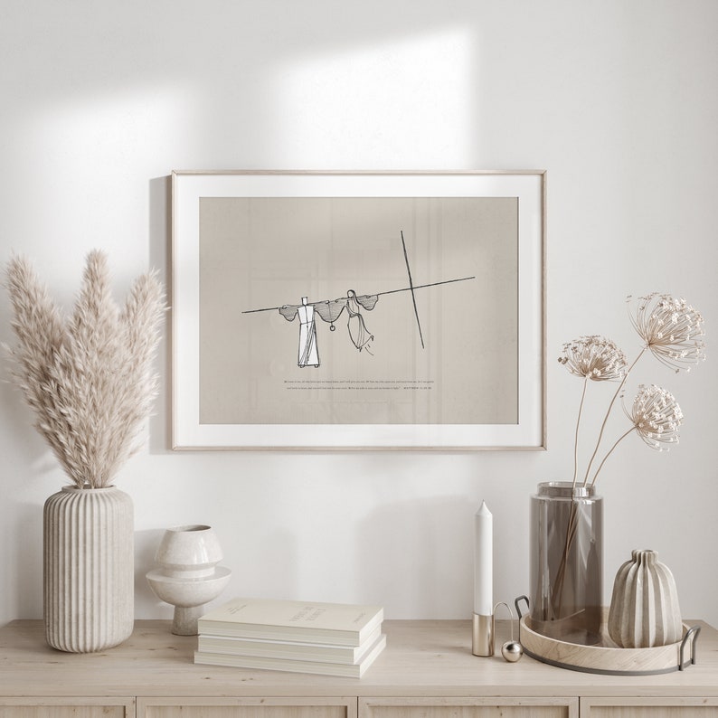 Gentle and Lowly, Yoke is Easy Burden is Light, DIGITAL PRINT!, Matthew ...