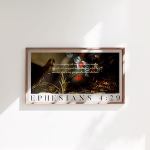 Bible Verse Frame TV Art, Mega Bundle of 20, Verses Memorization, Scripture Art, 4K Bordered ...