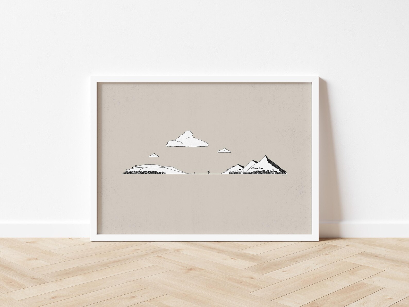 David and Goliath Minimal, DIGITAL PRINT, 1 Samuel 17, WALL Art ...