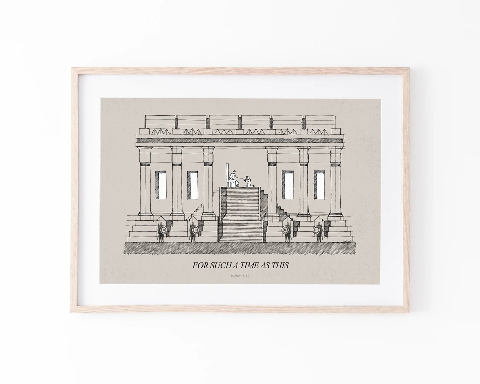 Esther, for Such a Time as This, DIGITAL PRINT, WALL Art, Jews, Persia ...