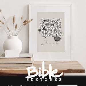 God's Promise to Abraham, DIGITAL PRINT!, Genesis 15:5, Bible WALL Art ...