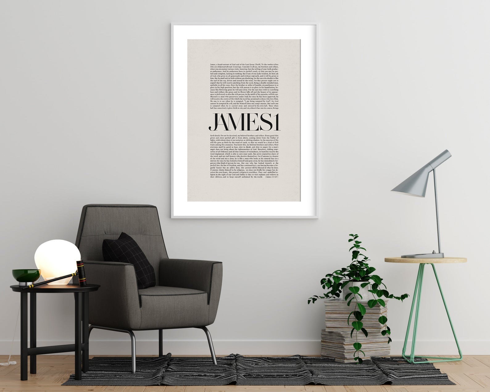 James 1, Bible Verse, Christian Wall Art, Faith Print, INSTANT DOWNLOAD ...