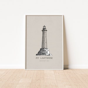 My Lighthouse Print, DIGITAL PRINT, I Am the Light of the World, Jesus ...