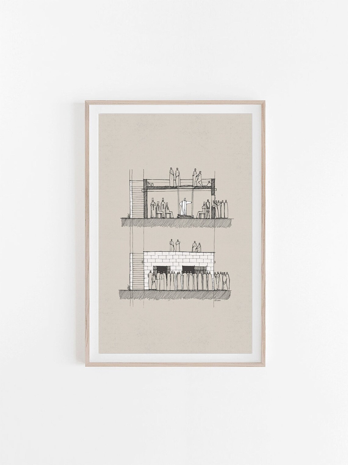 Paralytic Miracle DIGITAL PRINT Jesus Wall Art Healing - Etsy